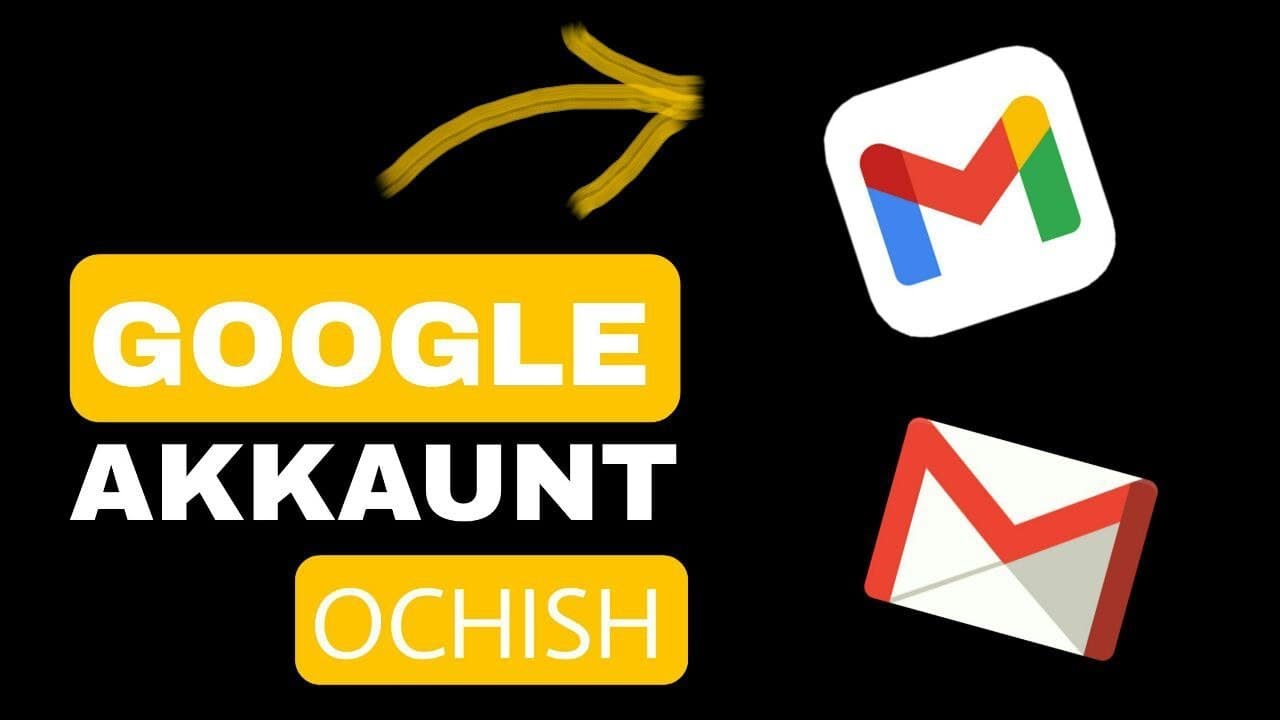 GMAIL AKKAUNT OCHISH // QANDAY QILIB NOMERSIZ ELEKTRON POCHTA OCHISH ...