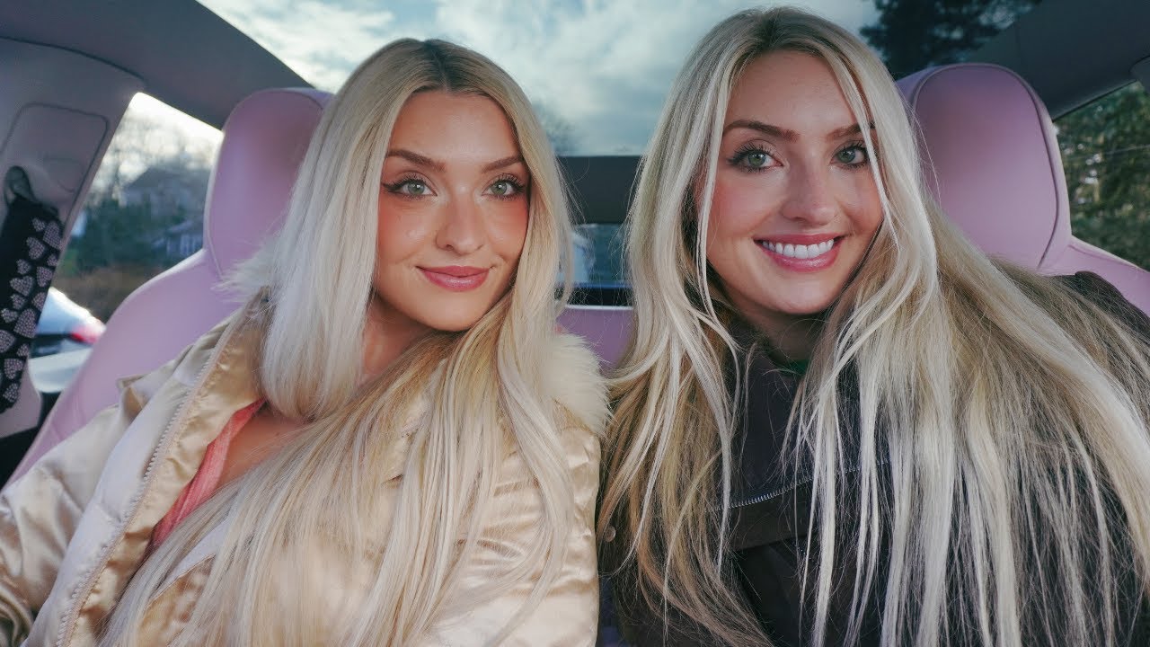 bleached our brows and now we're chopped - YouTube