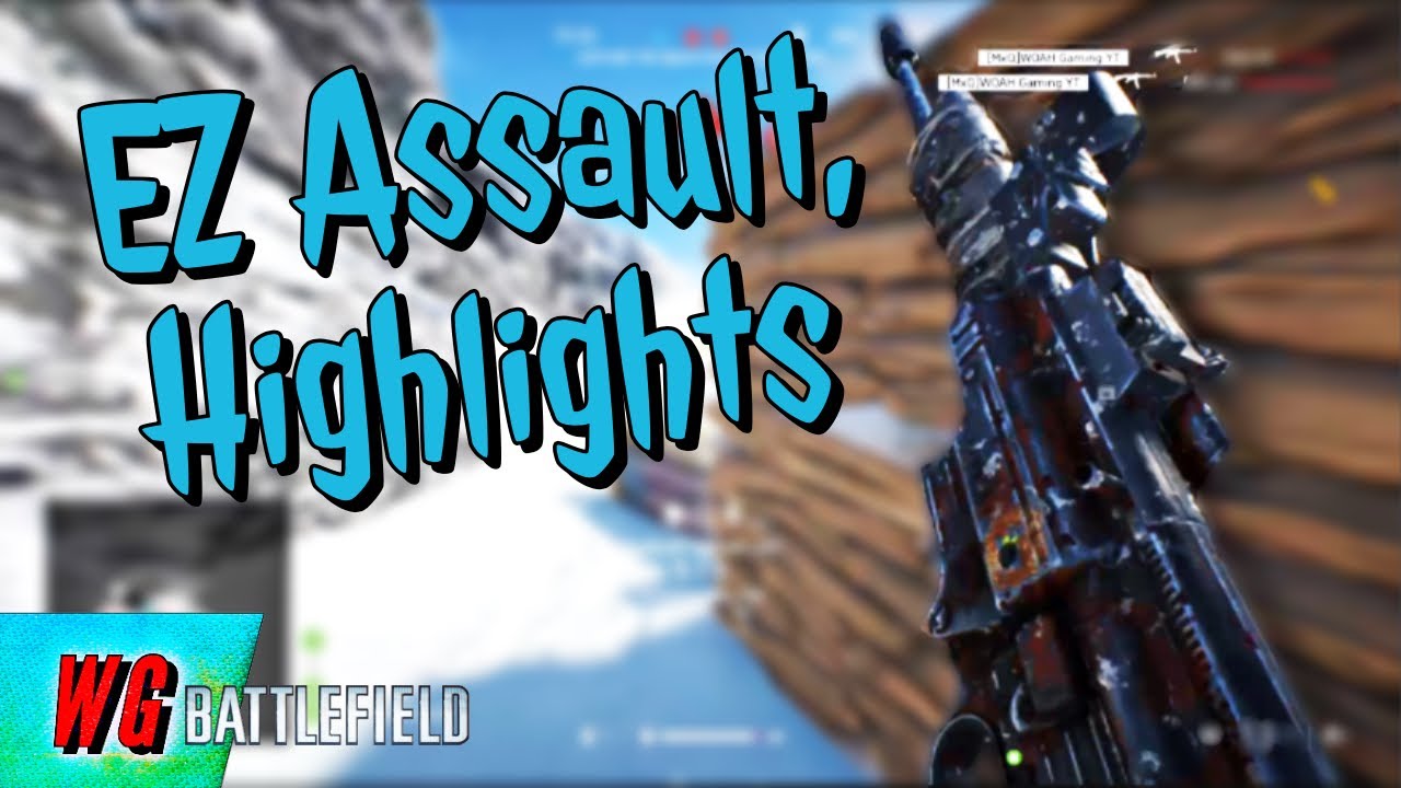 assault class highlights & gameplay, battlefield 5 multiplayer - YouTube