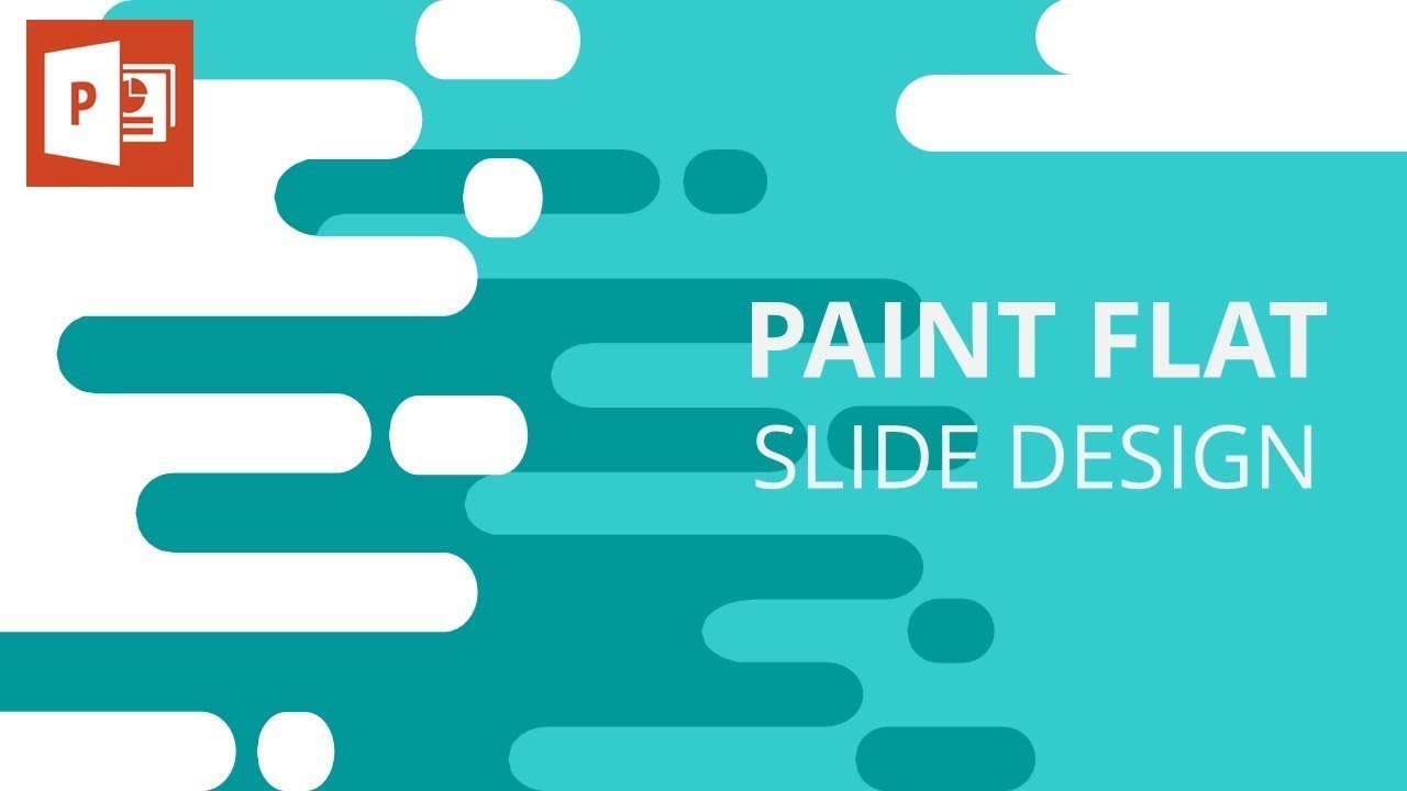 Paint Flat Minimal Design - Powerpoint Slide Design #3 - YouTube