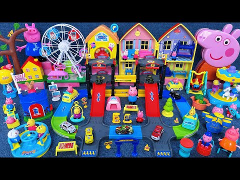 14 Minutes Satisfying with Unboxing Peppa Pig Racing Car Playset ASMR | Review Toys