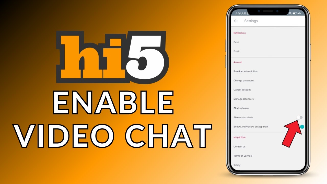 How to Enable Video Chats on hi5? 2024 (Quick & Easy) | hi5 App - YouTube