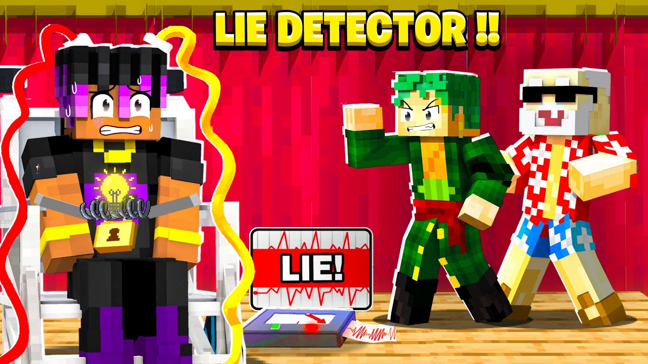 I CAUGHT MY FRIENDS IN MINECRAFT LIE DETECTOR TEST🤣🤣 - YouTube