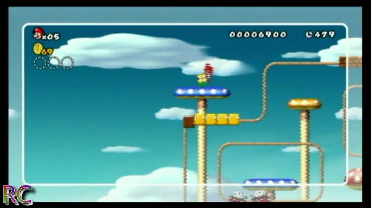 New Super Mario Bros. Wii [NSMB] World 7-3 Star Coin - YouTube