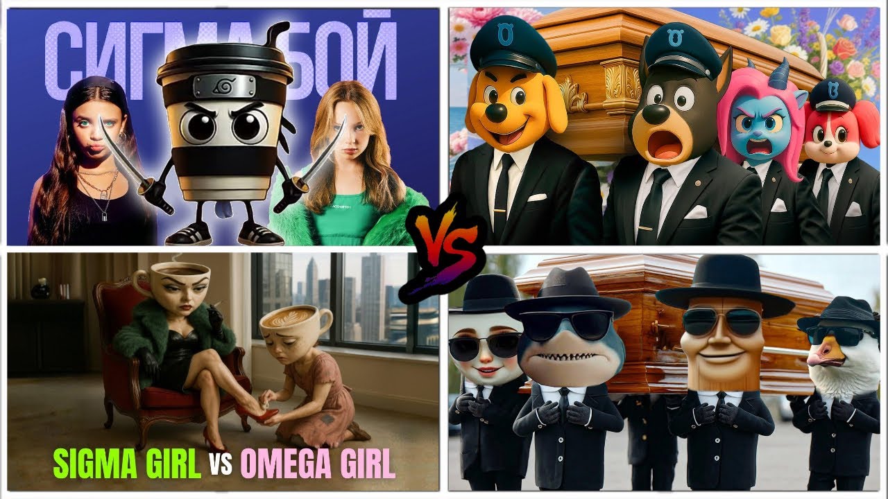 SIGMA GIRL SONG Espresso Signora VS OMEGA Ballerina Cappuccina & COFFIN ...