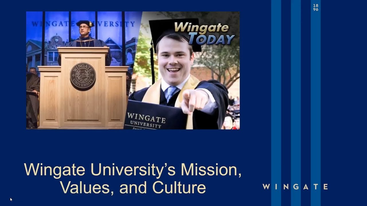 Wingate University - Wingate Mission - 2019 - YouTube
