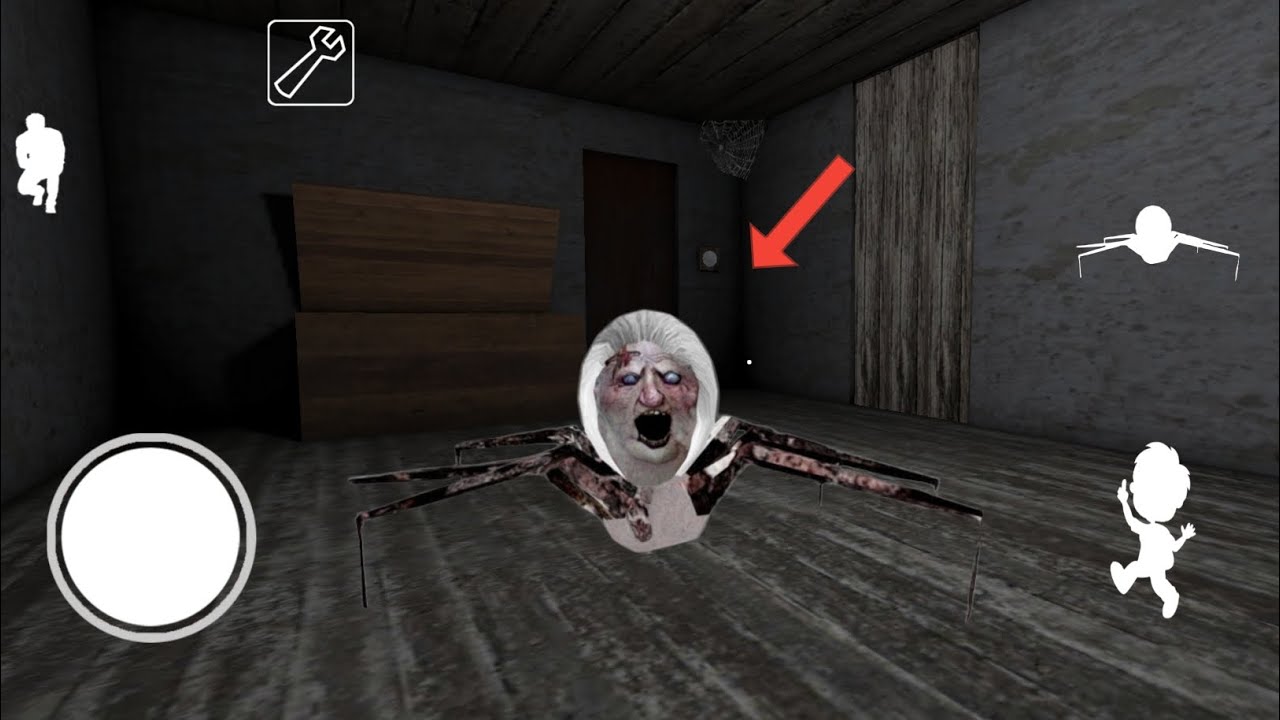 Granny Is | Playing As Spider Angeline Jumpscare In Granny's Old House ...