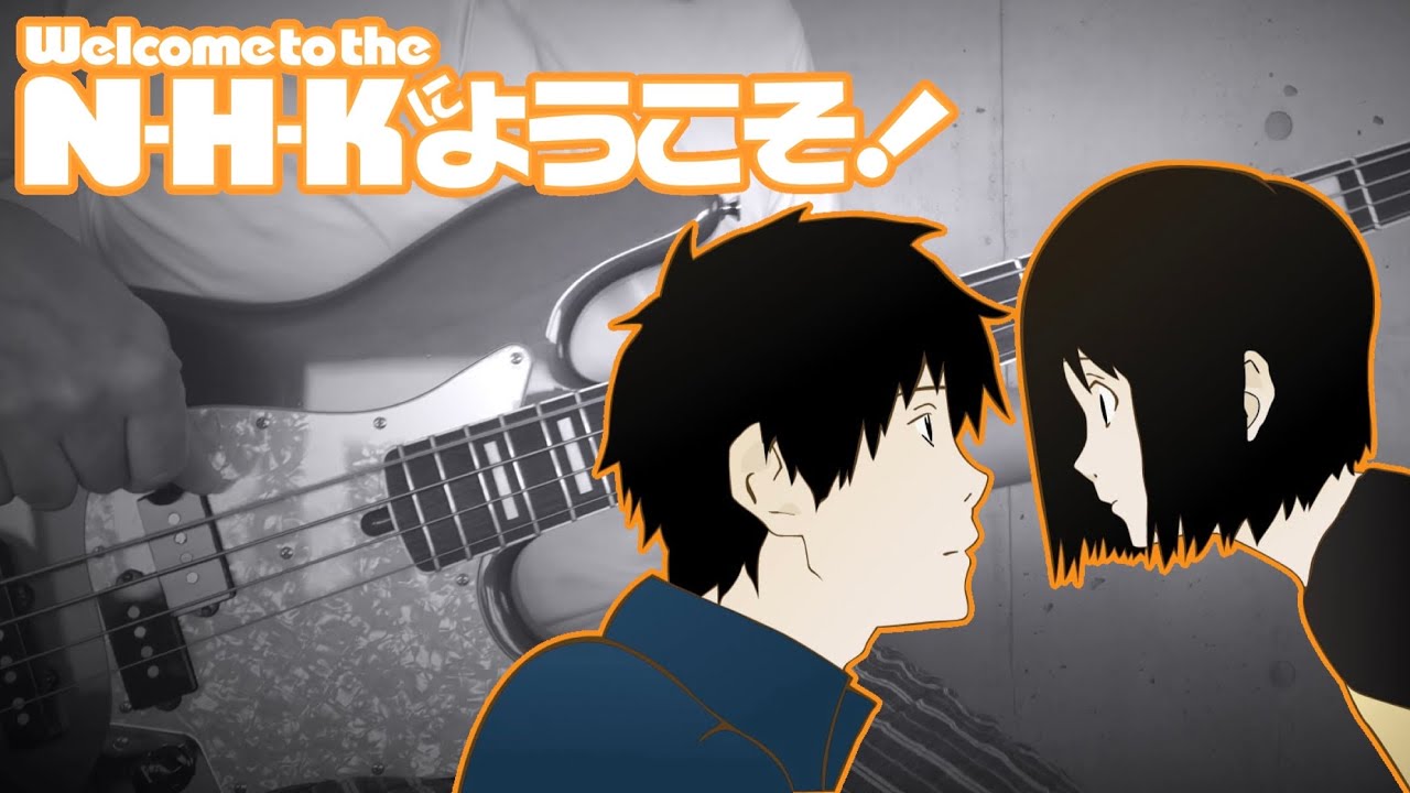 【N•H•Kにようこそ! OP】 パズル ROUND TABLE feat. Nino ベース弾いてみた Welcome to the N•H ...