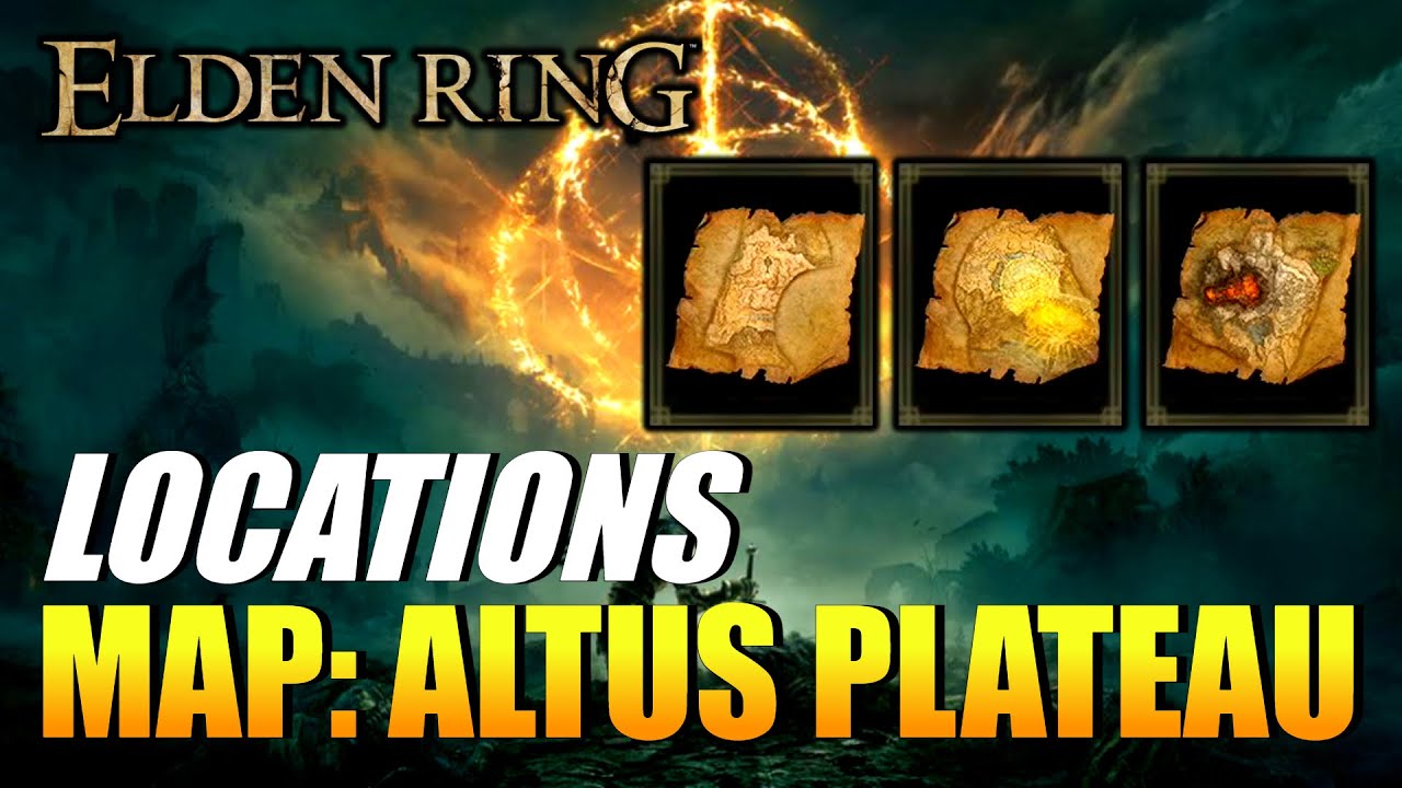 Elden Ring - Altus Plateau Map Locations - YouTube