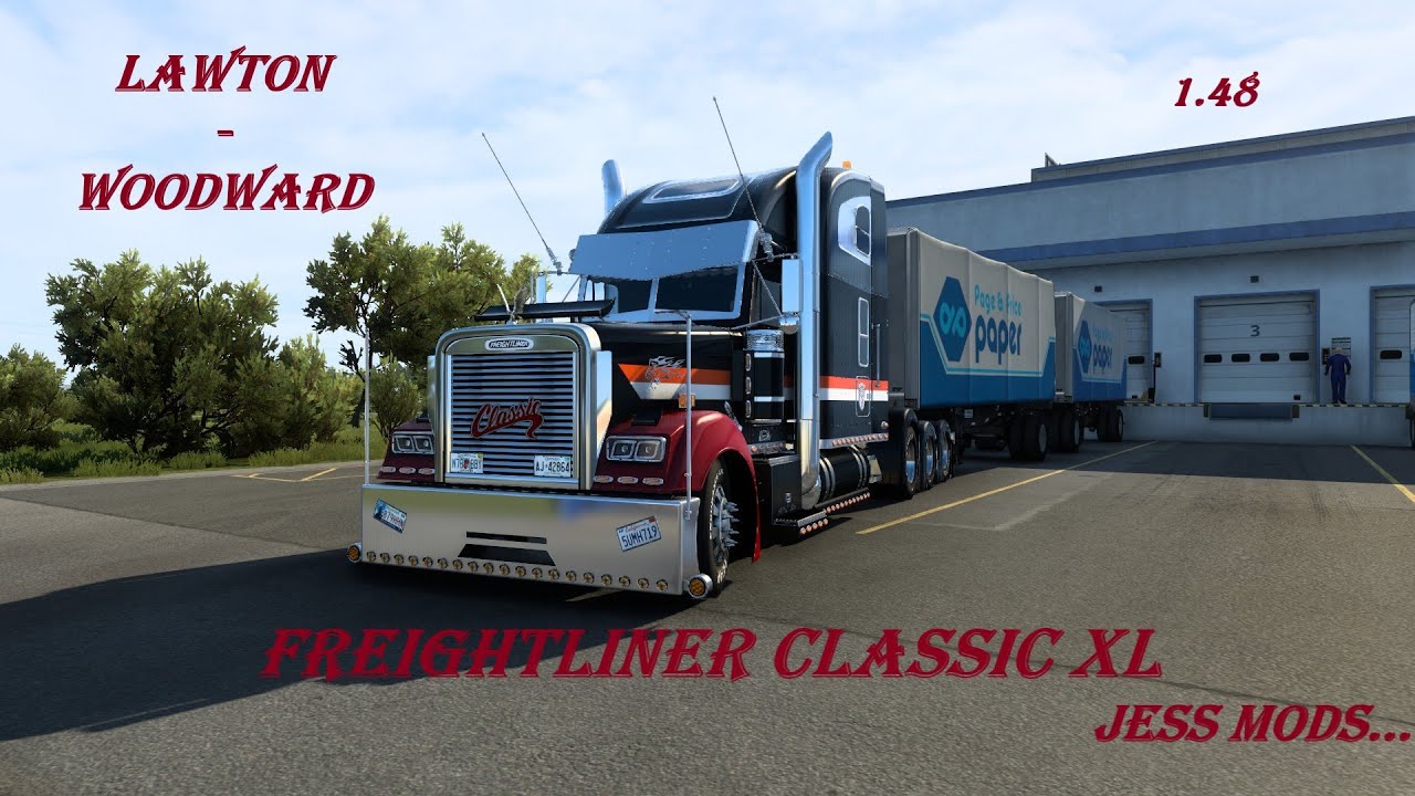 ATS (1.48). Freightliner Classic XL by Jess Mods. Lawton - Woodward ...