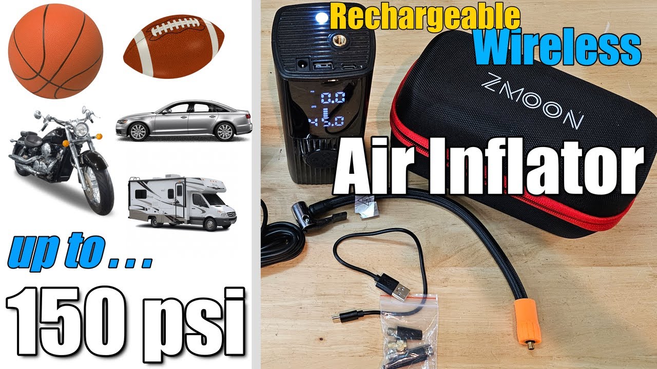 Inflate Your Tires With Ease: Portable Battery Air Inflator For Quick ...