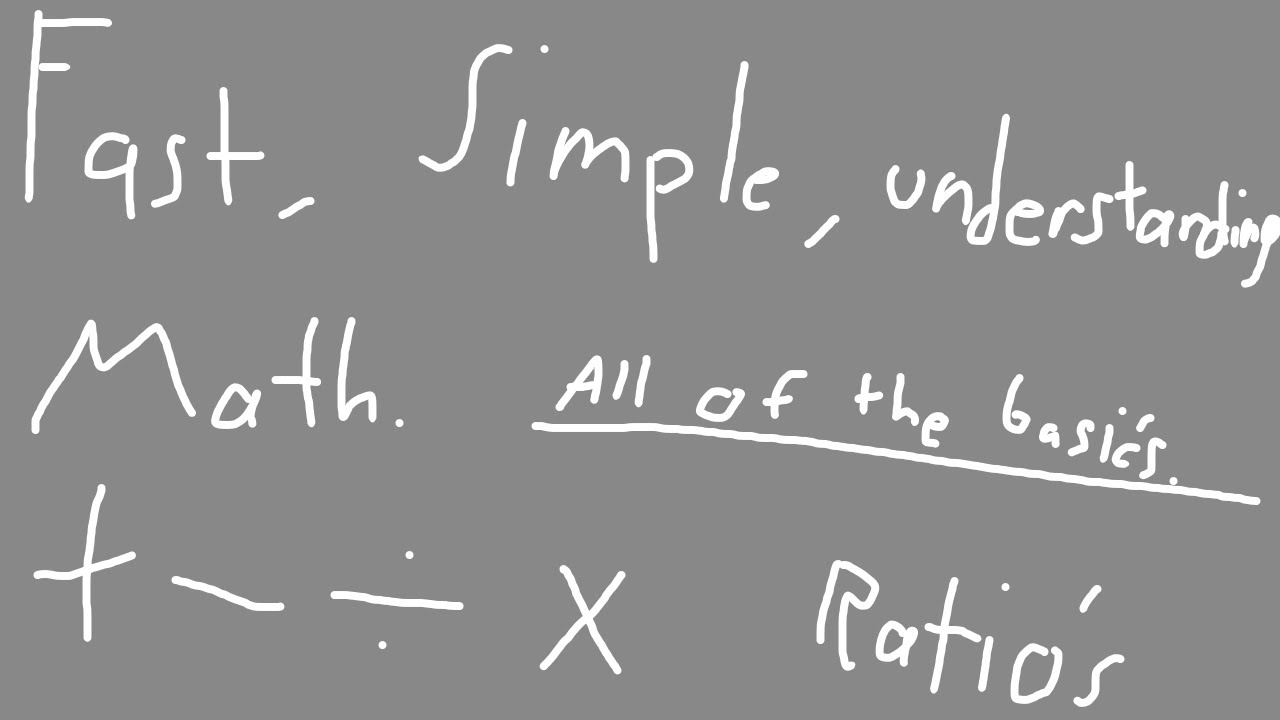 Simple Understanding Math. (for beginners) - YouTube