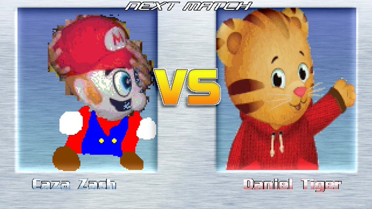 M.U.G.E.N BATTLES | Caza Zach vs Daniel Tiger - YouTube