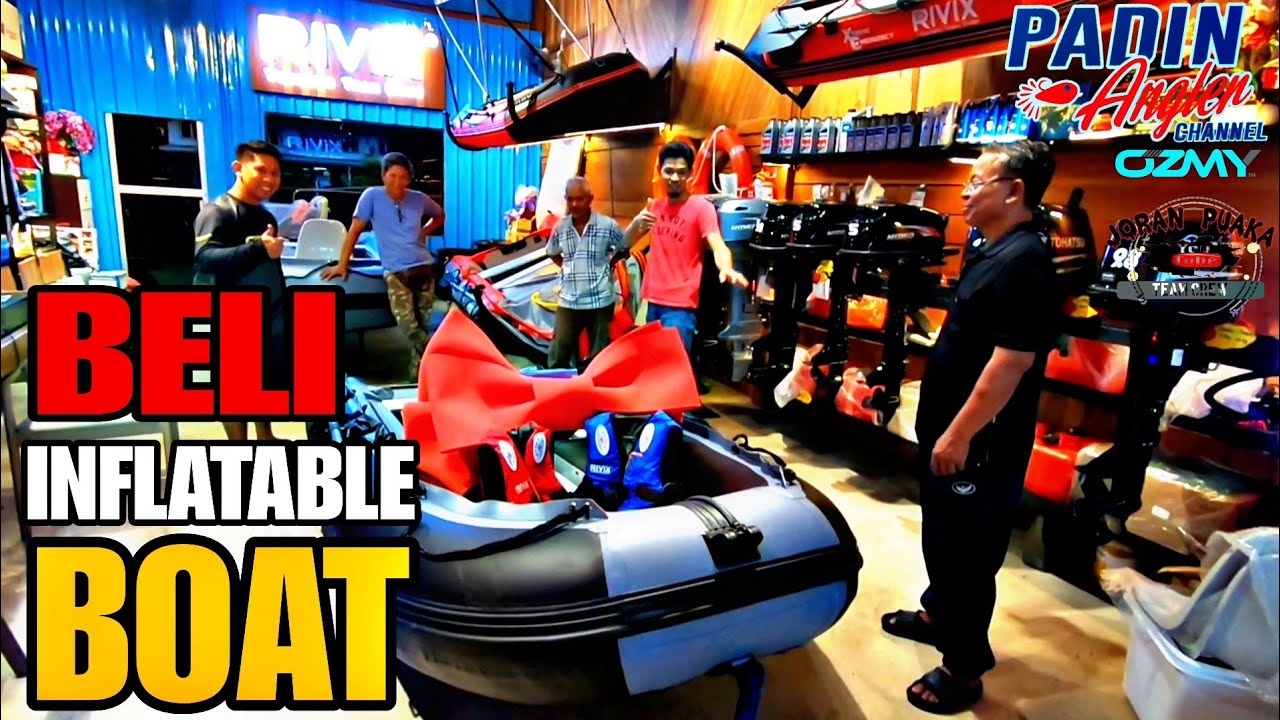 Unboxing Dan Cara Pasang Inflatable Boat #padin #joranpuaka #ozmy # ...