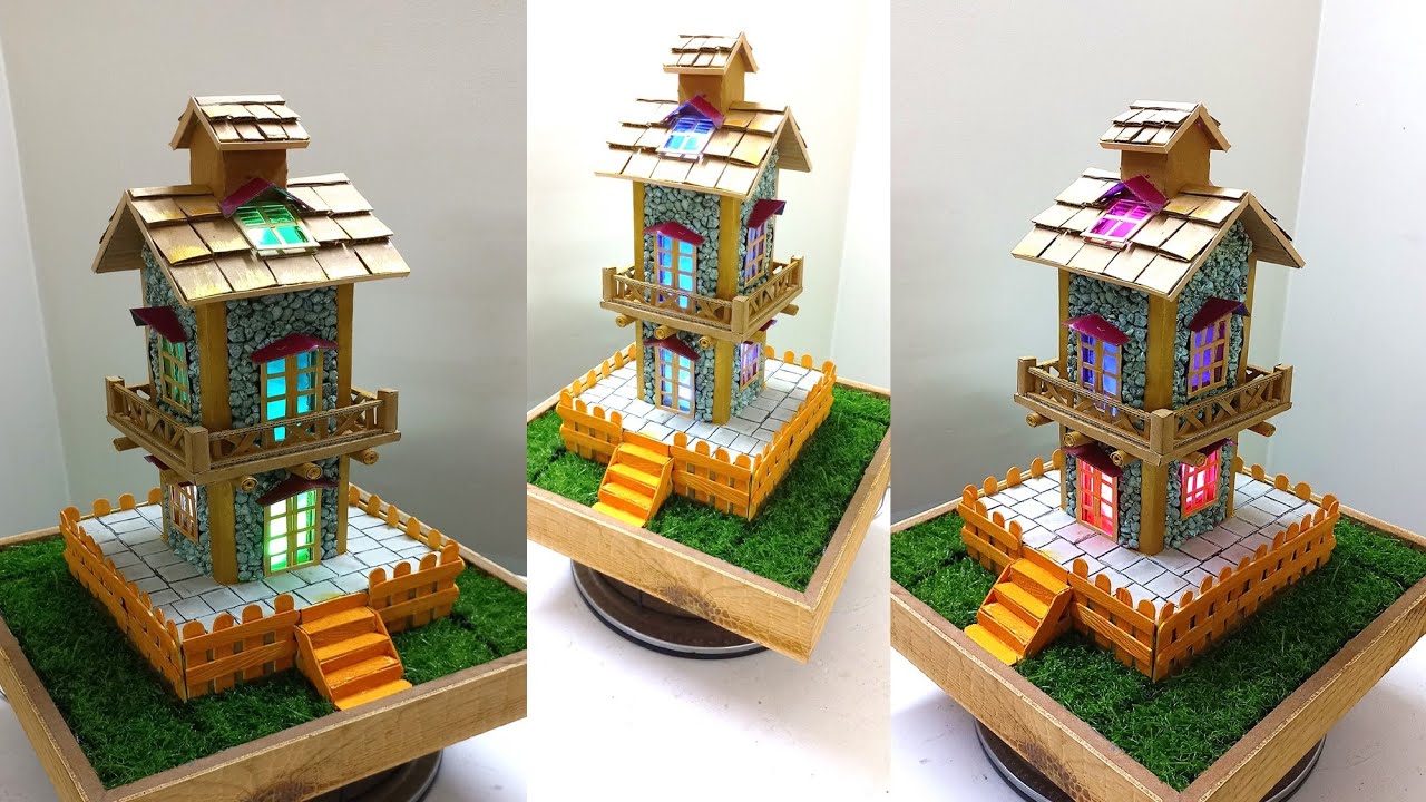 DIY Beautiful Bottle House I Cardboard bottle house I bottle house ...