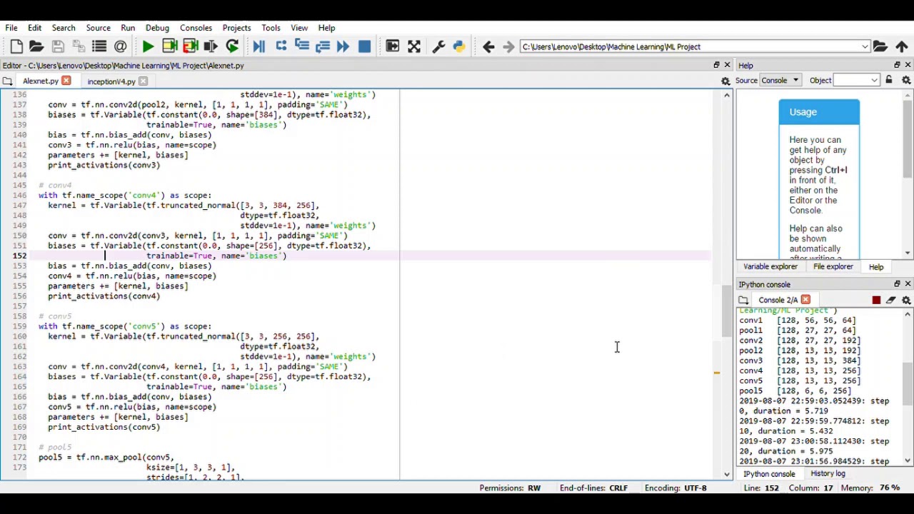 Code Review of AlexNet and Inception V-4 - YouTube