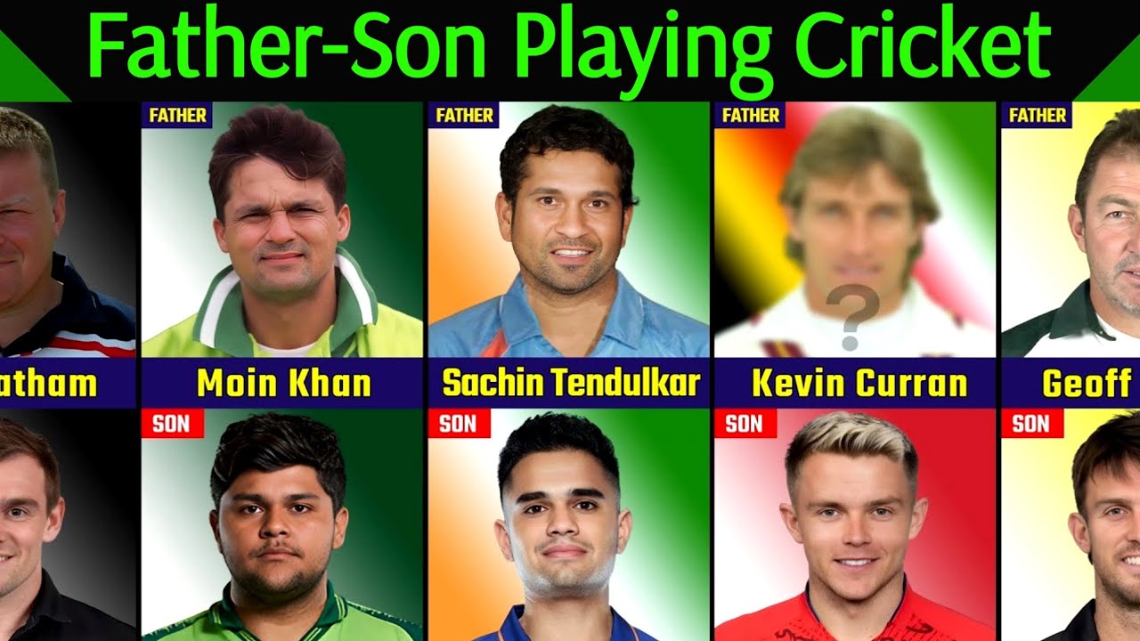 Father-Son Playing Cricket In Real Life | Father & Son Play ...
