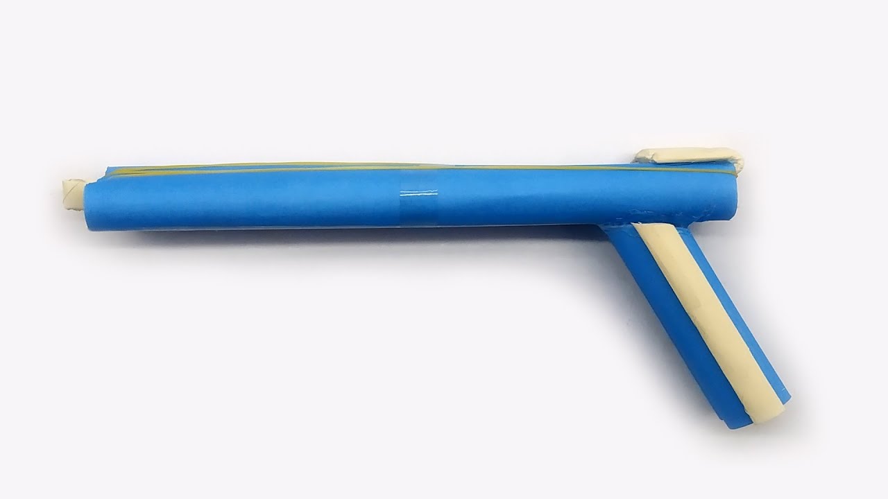Paper Gun That Shoots 2 Rubber Bands - How To Make A Paper Shotgun Easy ...