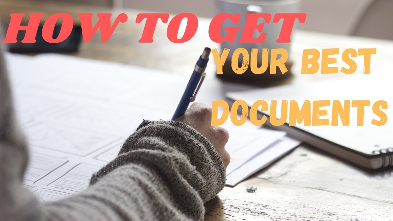 GOOD DOCUMENTS 4 YOU. - YouTube