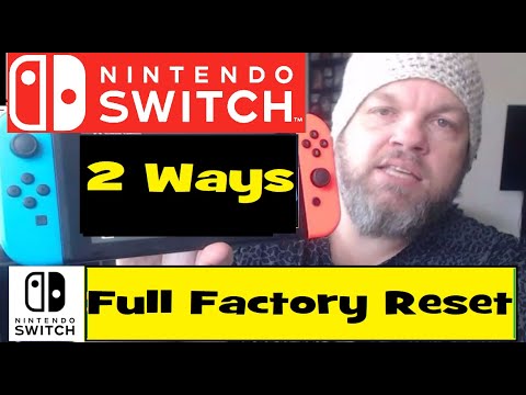 How to Factory RESET Nintendo Switch (2 Ways) - YouTube