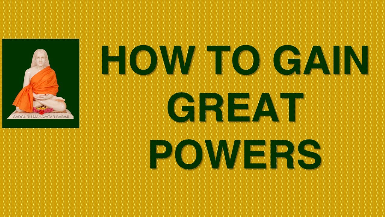 ASHTAMA SIDDHIS - HOW TO GAIN GREAT POWERS? - YouTube