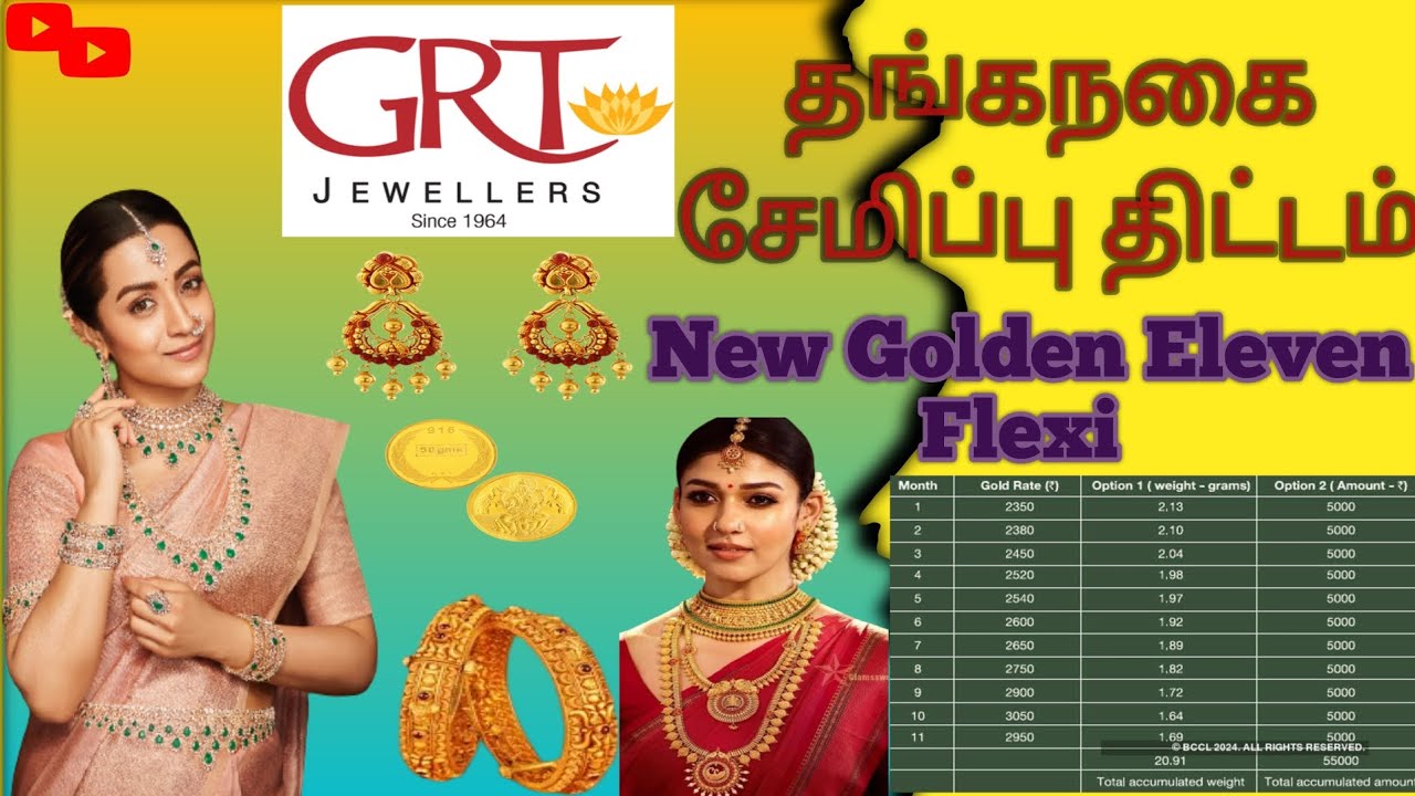 GRT JEWELLERY CHIT SCHEME 2//தங்கநகை சேமிப்பு திட்டம் 2//New Golden ...