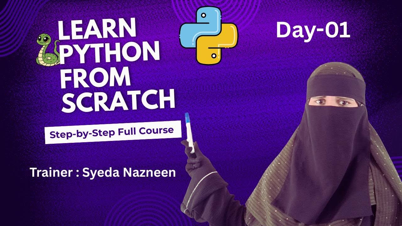 Introduction to Python Programming | Class 01 | Learn Python for ...