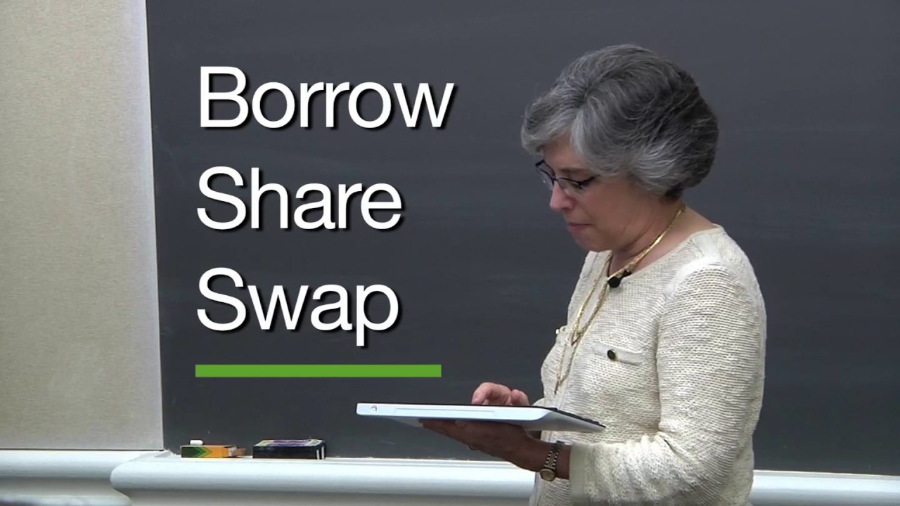 Jacquie Ottman: Sharing, Swapping, Borrowing for Acheiving Zero Waste ...