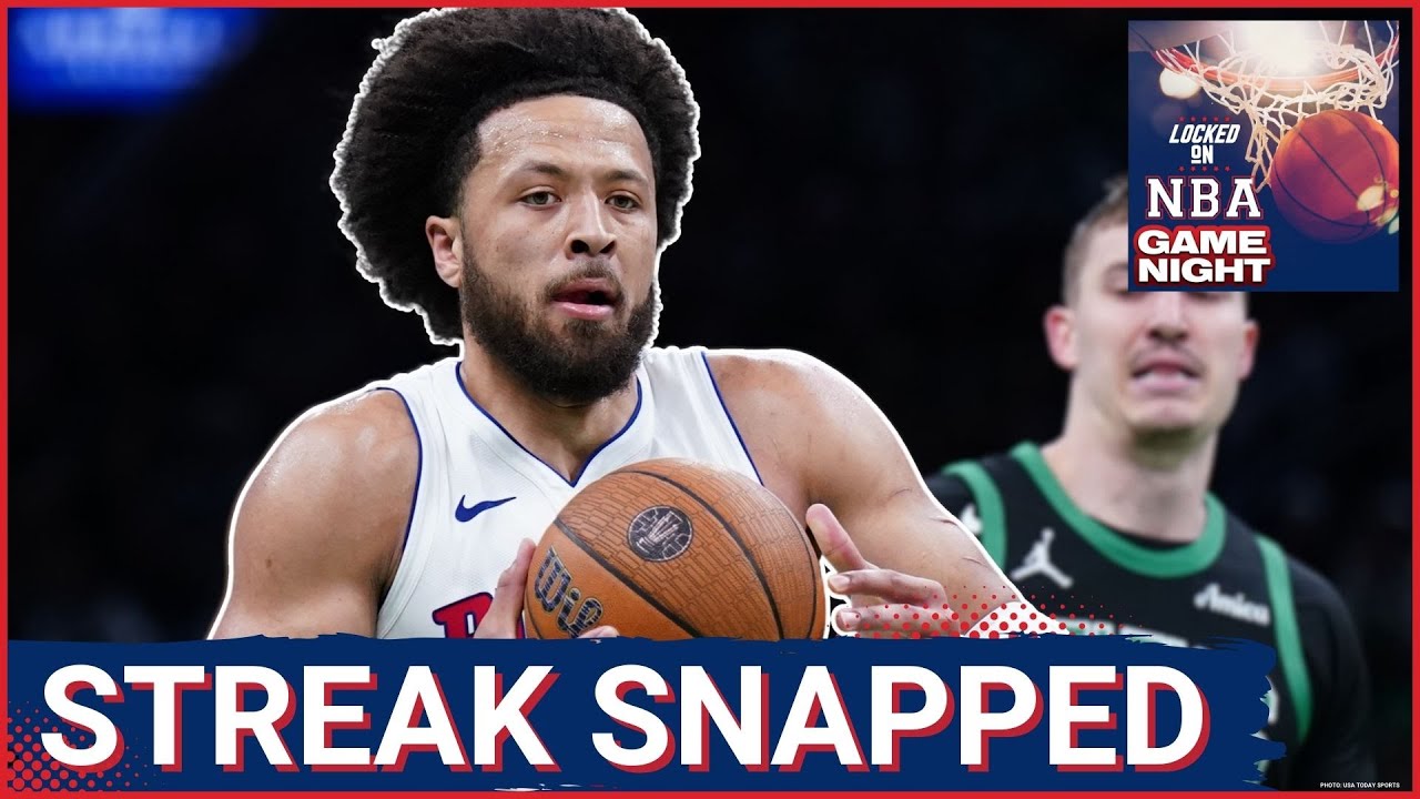 SNAPPED: Detroit Pistons FALL to Boston Celtics | Steph Curry INJURED ...