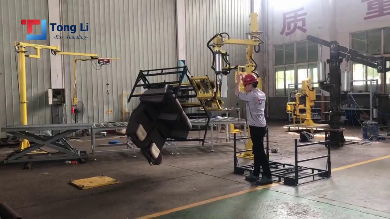 seat assembly line - YouTube