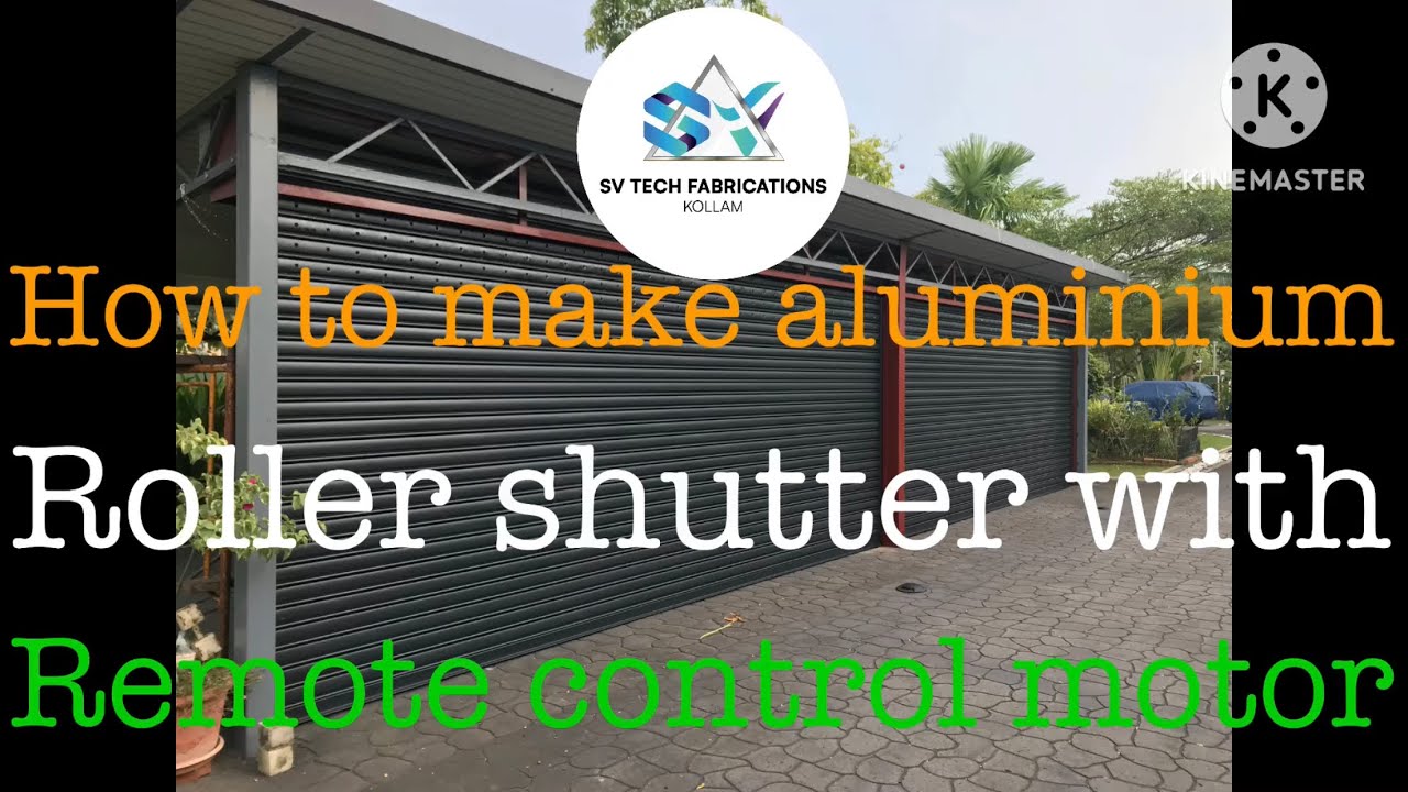 Aluminium Roller Shutter With Remote Control Motor . - YouTube
