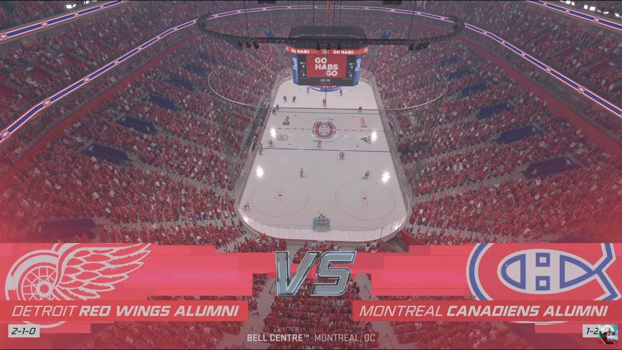 Detroit Red Wings Alumni VS Montreal Canadiens Alumni - GAME 4 NHL23 ...