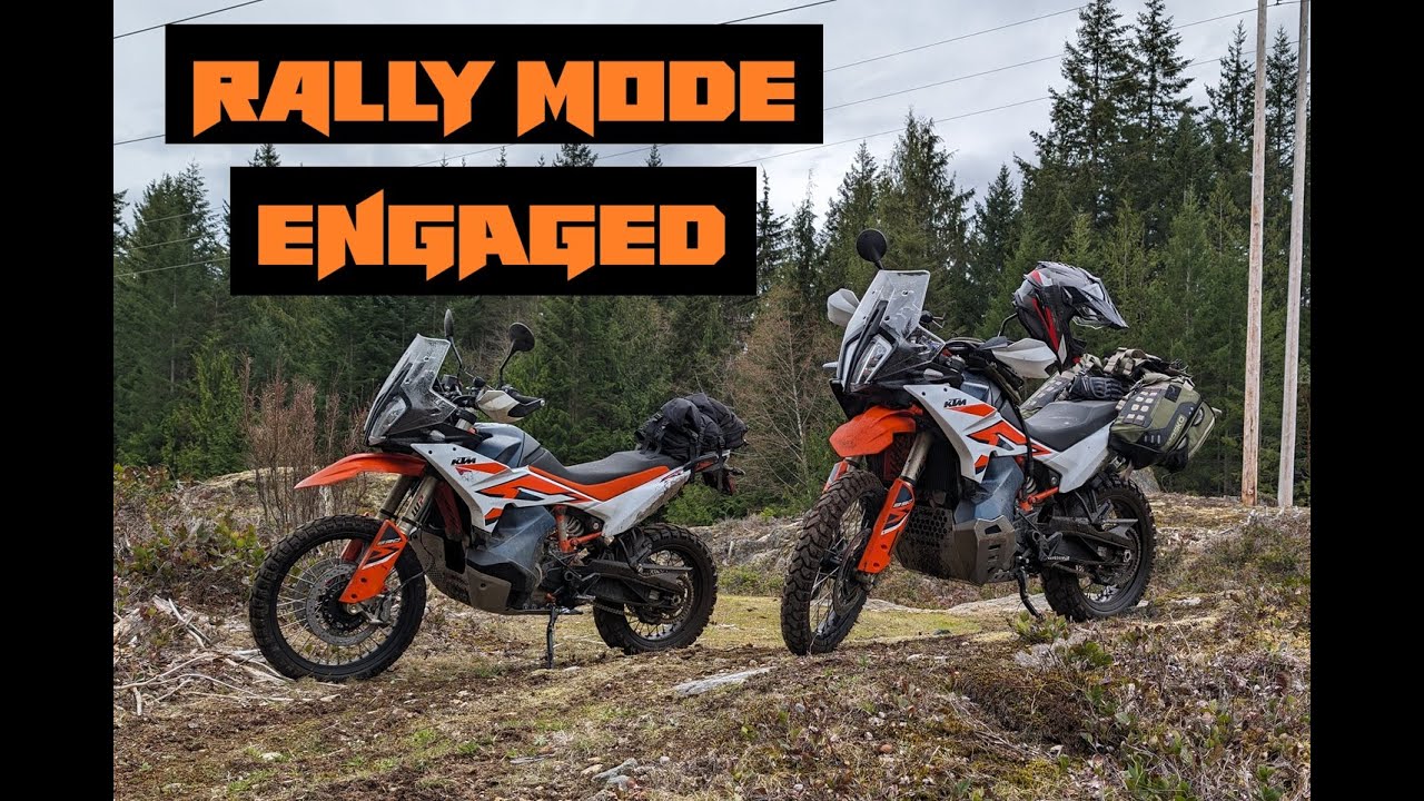 Rally Mode Engaged with two KTM 890 Adventure R - YouTube