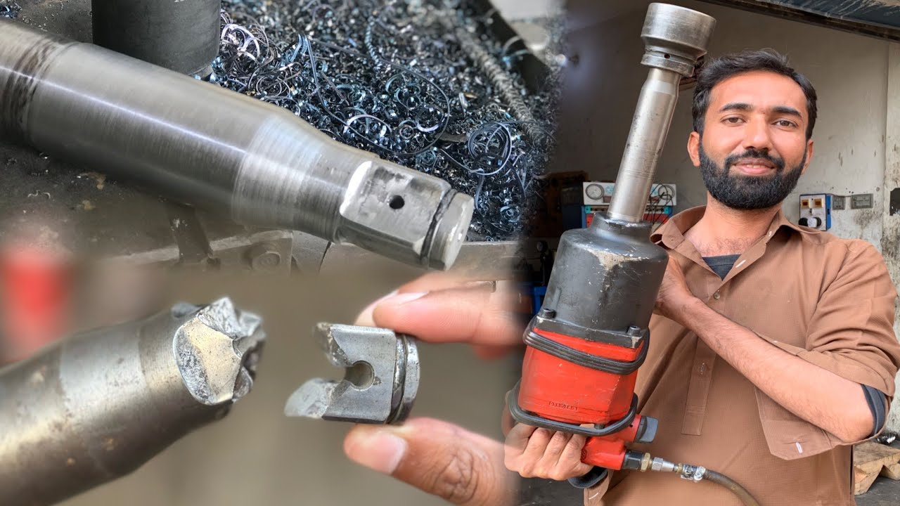 Repairing Broken Heavy Nut Bolt Removal Machine Square Shaft | Just ...
