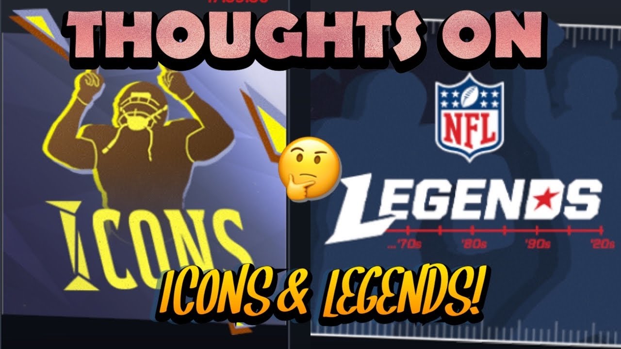 MY THOUGHTS OVERALL ON THE ICONS PROMO AND LEGENDS PROGRAM!!! | Madden ...
