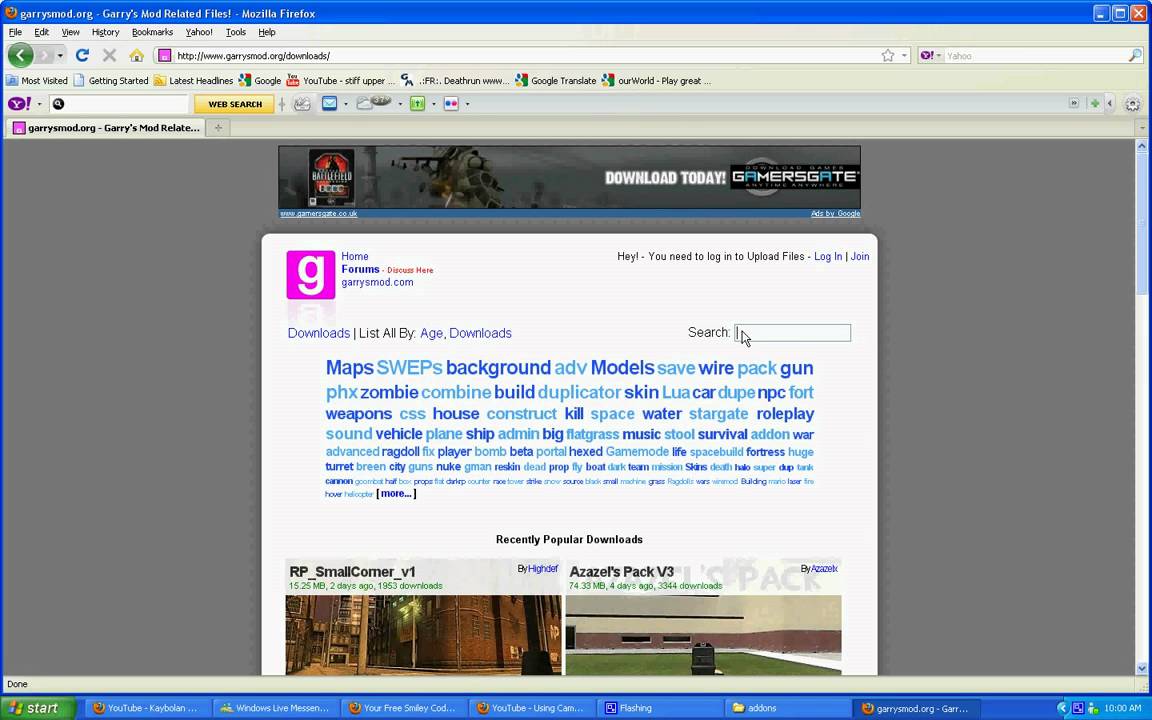 how to download gmod addons - YouTube