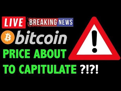 Bitcoin Price ABOUT TO CAPITULATE! LIVE Crypto Trading Analysis & BTC ...