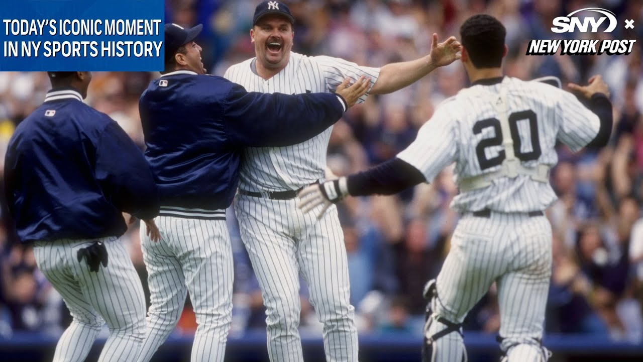Yankees' David Wells throws a perfect game | On This Day in New York ...