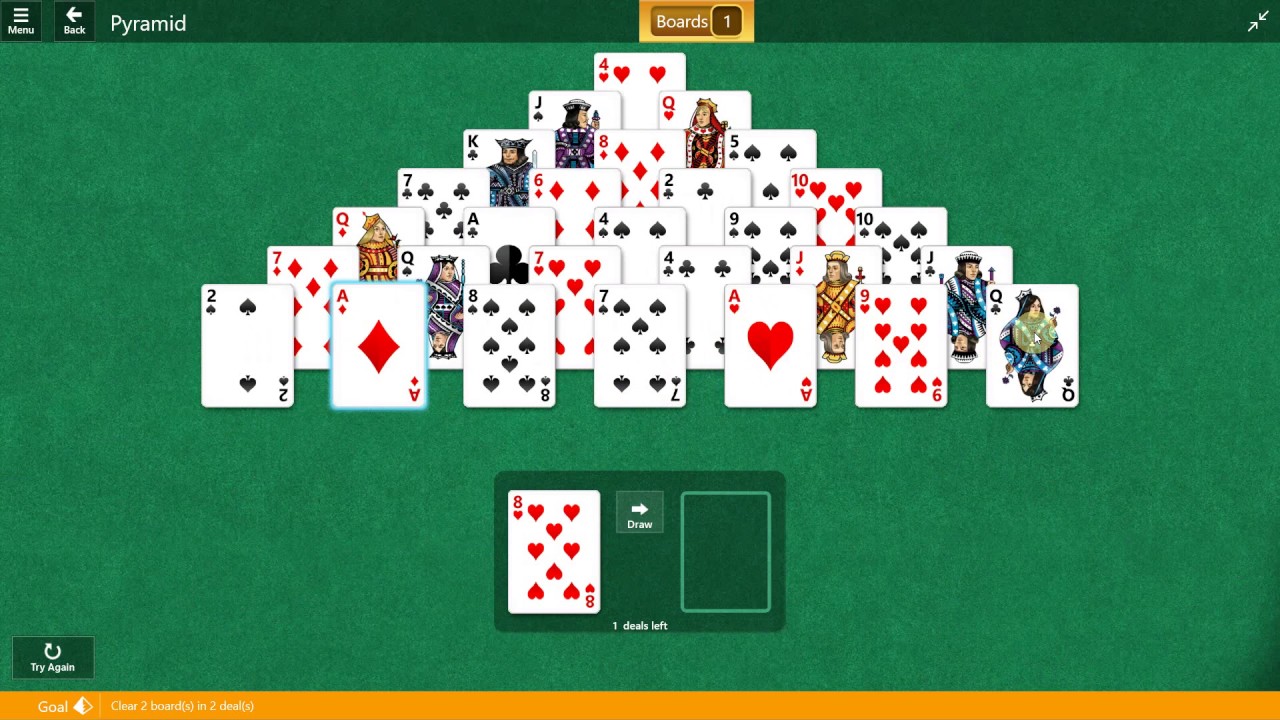 Microsoft Solitaire Collection - Pyramid - February 14 2017 - YouTube