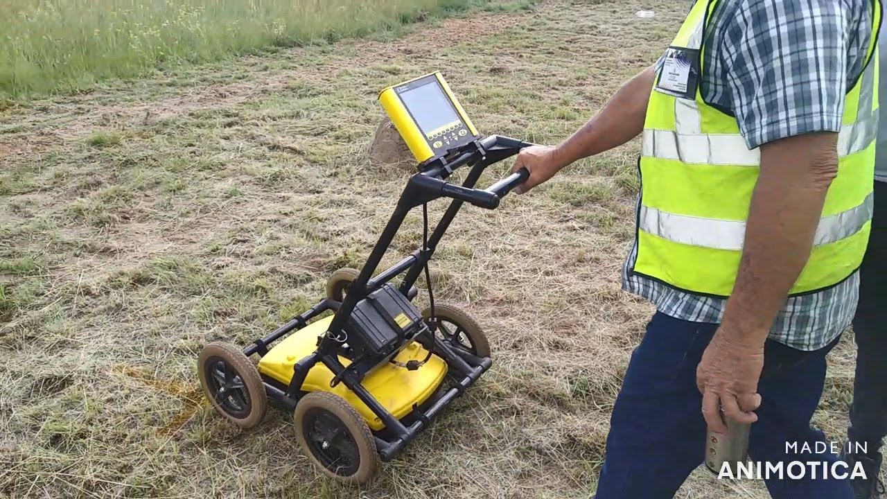 Scanning process with a Ground penatration radar( GPR) (Practical ...