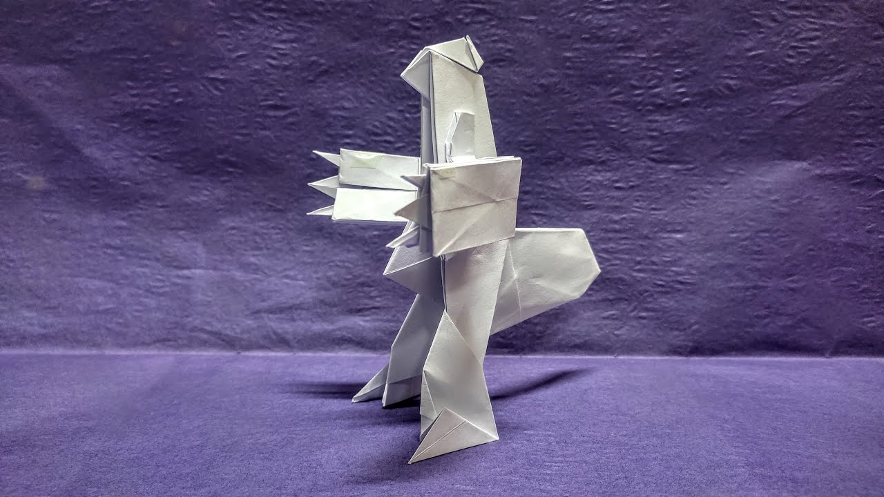Paper Pokemon - How To Make Paper Origami Pokemon Duraludon Easy ...