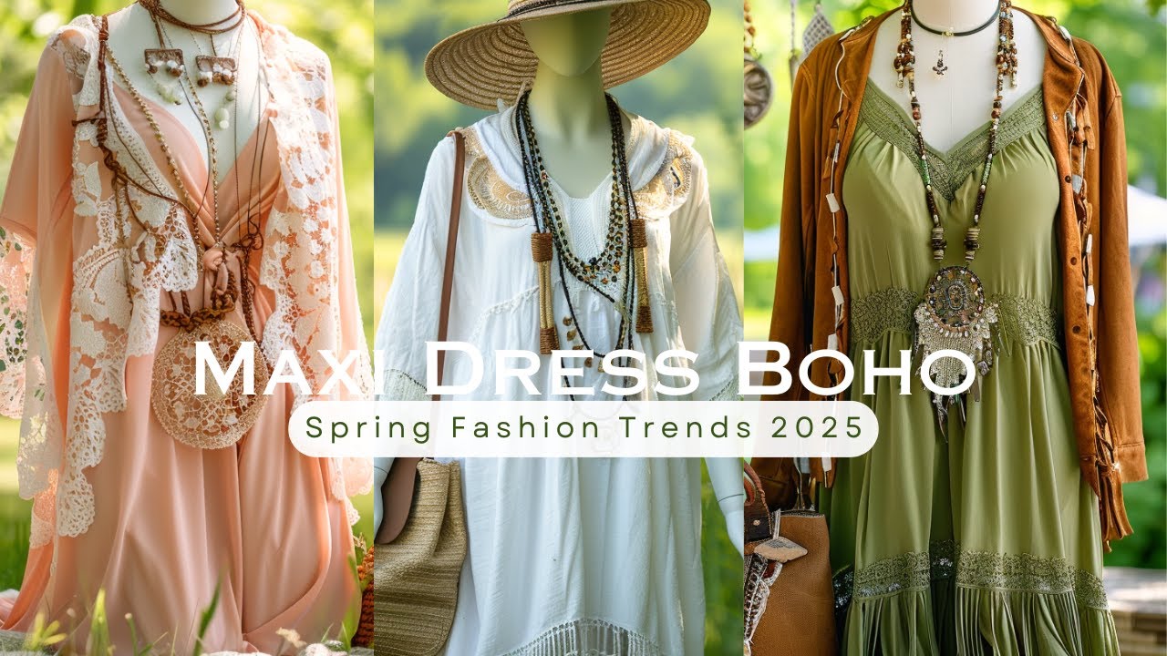 Effortless Boho Chic: 15 Ways to Style a Maxi Dress for Spring 2025 ...