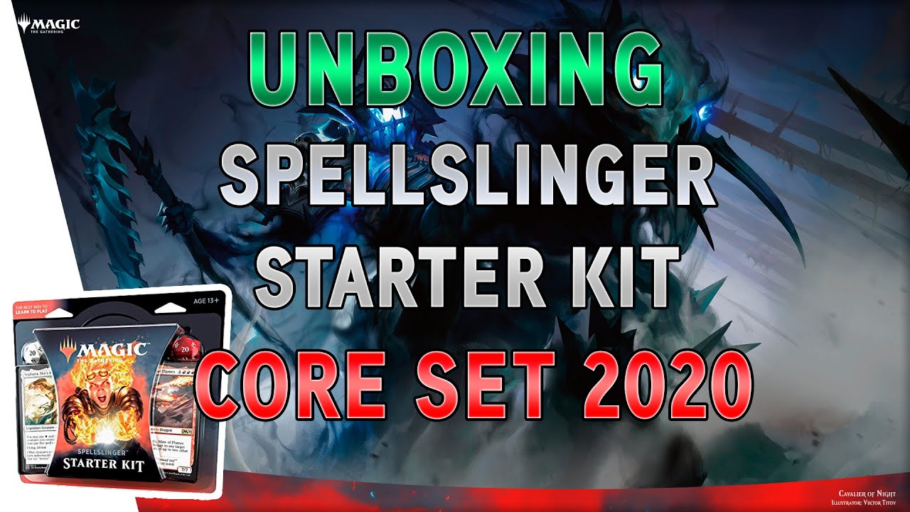 SPELLSLINGER STARTER KIT CORE SET 2020 - UNBOXING - YouTube