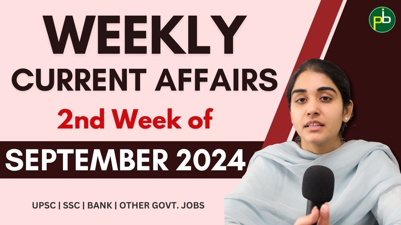 Current Affairs – 2nd Week of September - YouTube