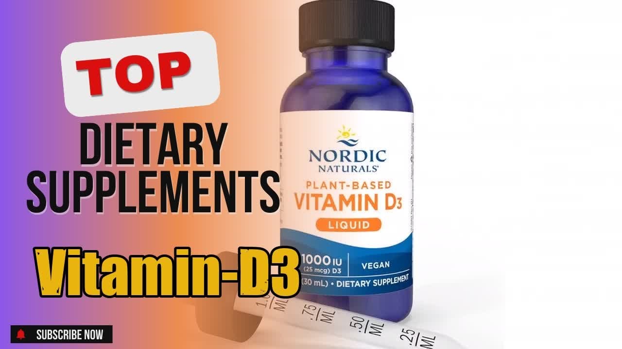 Top 3 Dietary Supplements about Vitamin-D3 BEST of All Time - YouTube