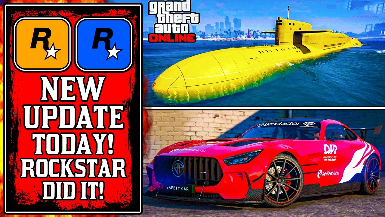 IT'S FINALLY HERE! The NEW GTA Online UPDATE Today! (New GTA5 Update ...