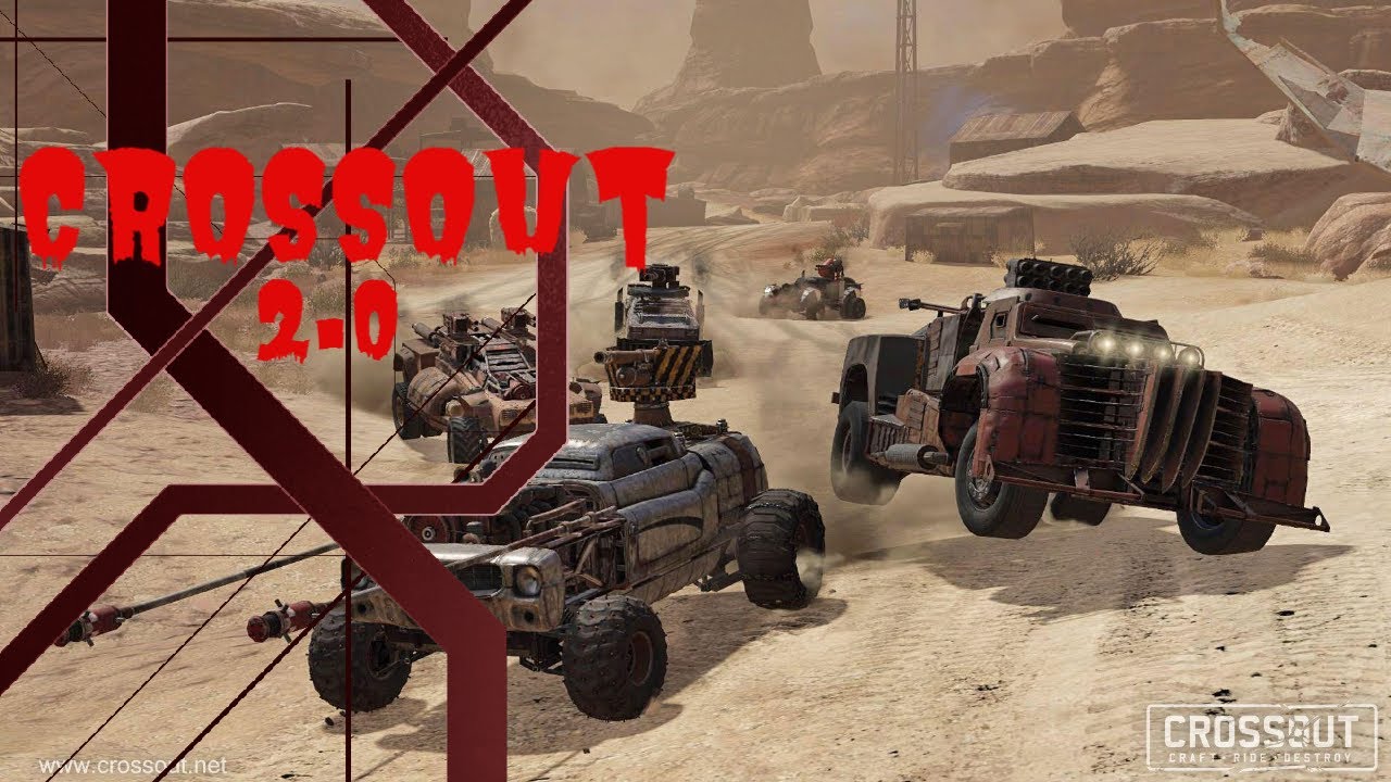 Crossout 2.0 supercharged hoping its running smoother - YouTube
