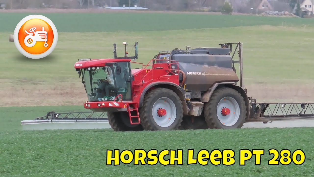 Spraying 2025 | Horsch Leeb PT 280 self propelled sprayer - YouTube