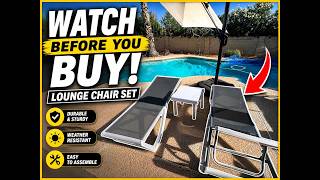 WATCH before buying Purple leaf Chaise lounge Chair