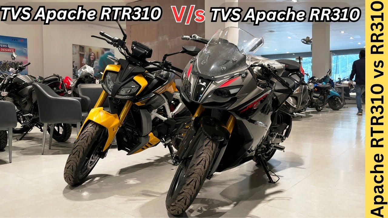 TVS Apache RTR 310 Vs Apache RR 310 Full Detailed Comparison ♥️ Konsa ...